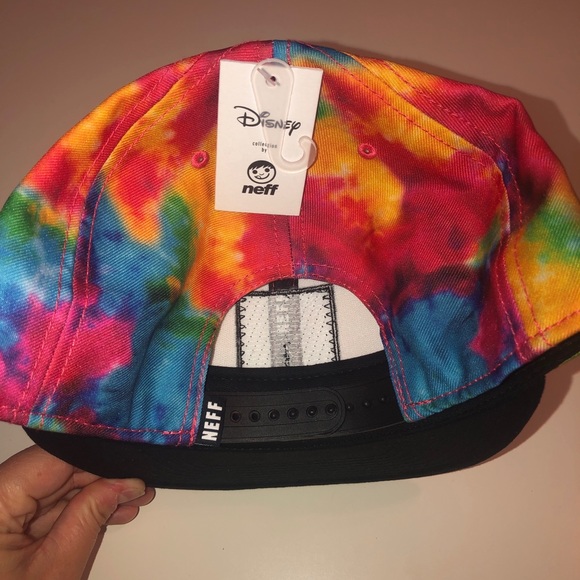 Neff | Accessories | Nwt Neff Disney Mickey Mouse Tie Dye Snapback Hat ...